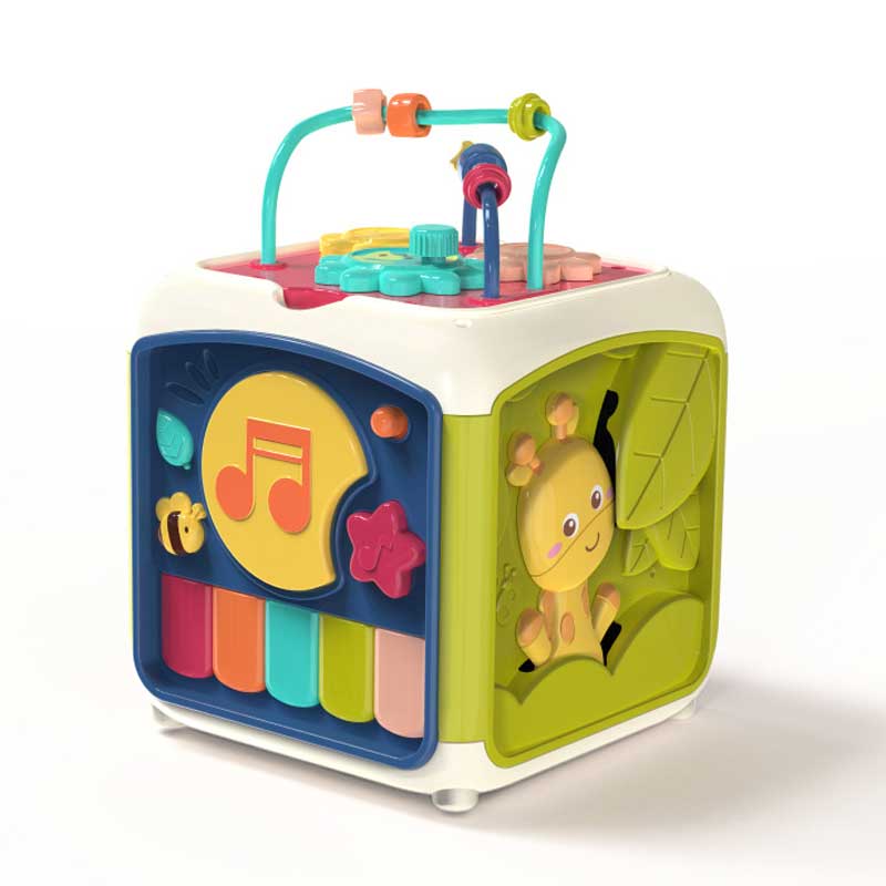 სათამაშო კუბი სხვადასხვა აქტივობებით